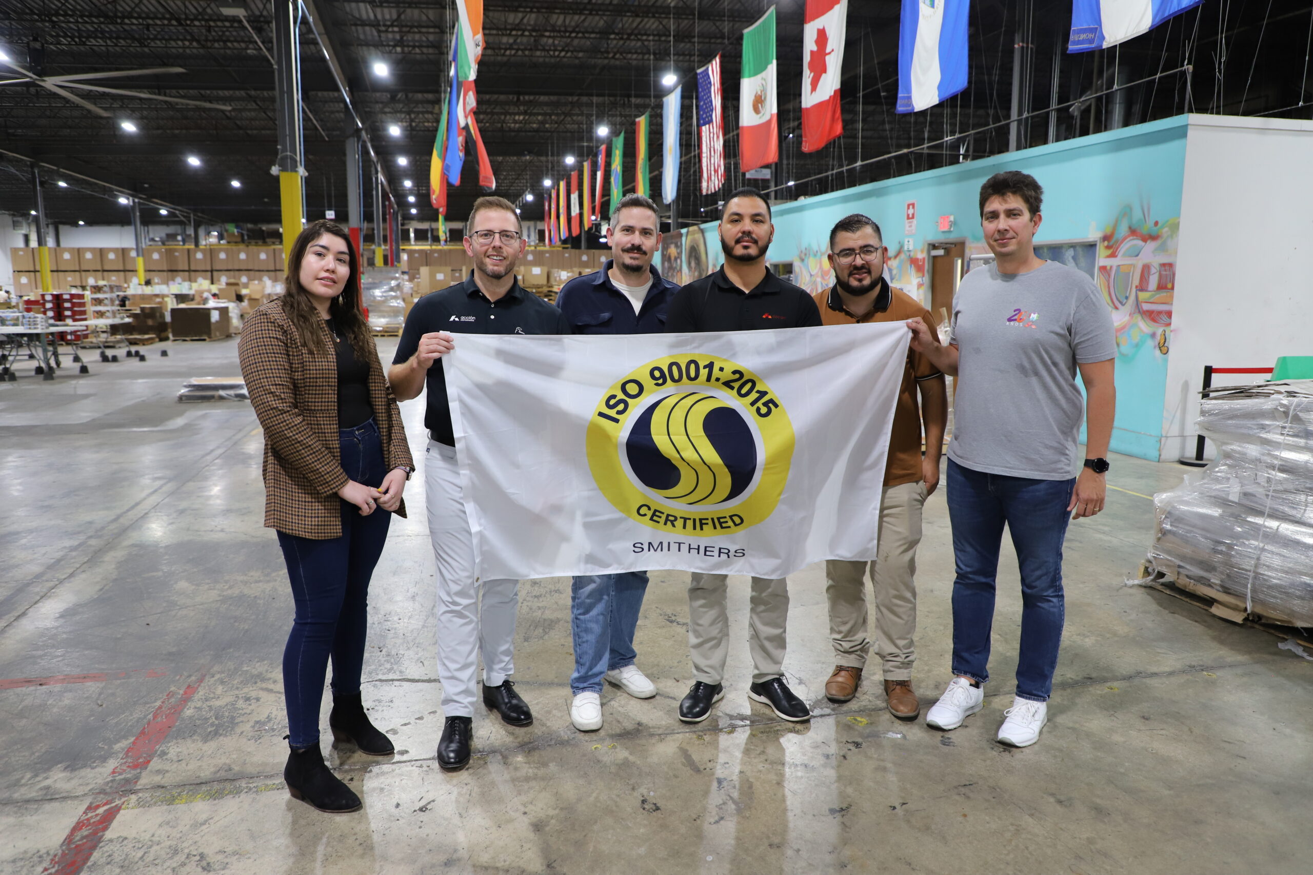 Acción Performance ISO 9001:2015 Certified by Smithers